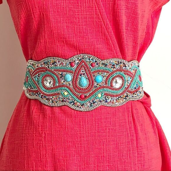 Unbranded | Accessories | Robin Stunning Bohogypsy Western Hand Beaded ...